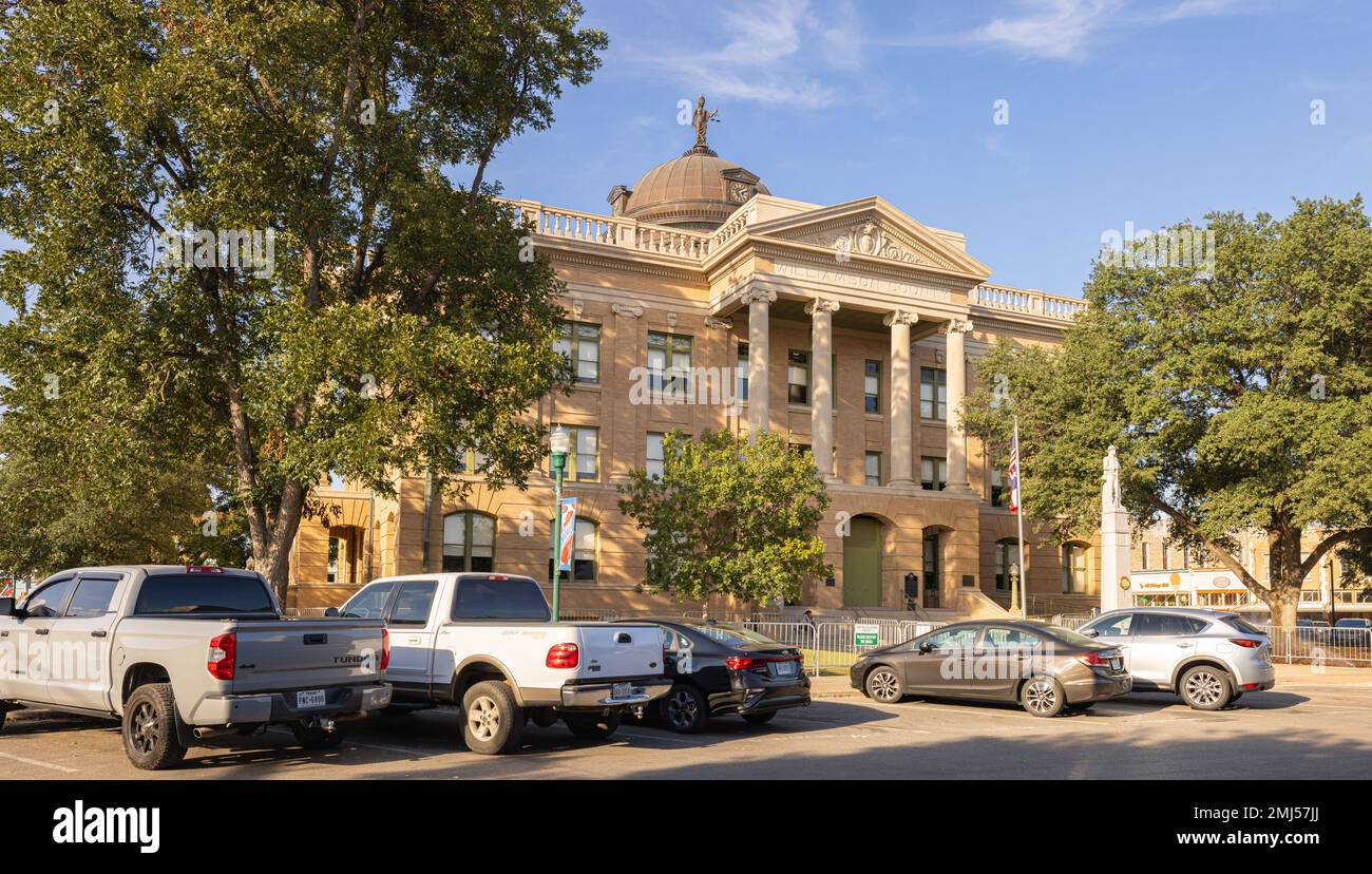 Georgetown, Texas, USA - October 14, 2022: The Williamson County ...