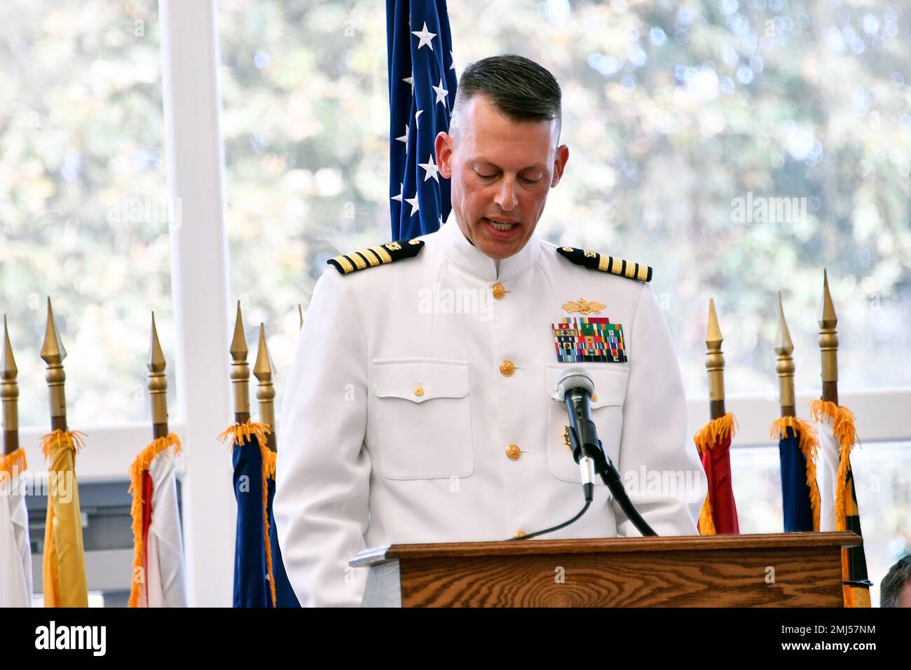 220825-N-AS200-0229 PORT HUENEME, Calif. (Aug. 25, 2022) – Capt. Kirk A ...