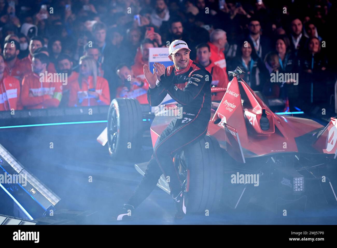1/27/2023 - Jake Dennis, Avalanche Andretti Formula E, 2nd position, at ...