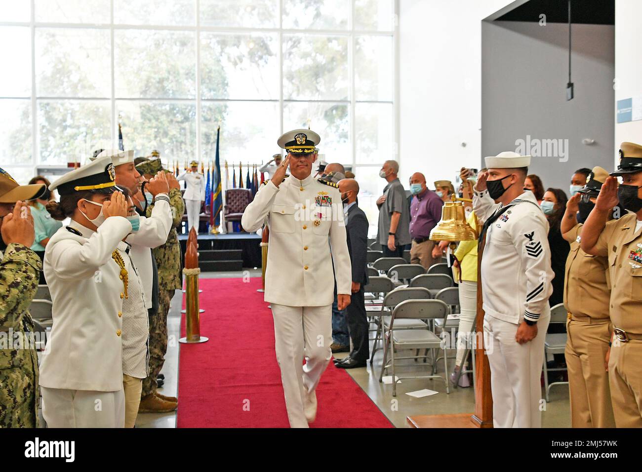 220825-N-AS200-0238 PORT HUENEME, Calif. (Aug. 25, 2022) – Capt. Kirk A ...