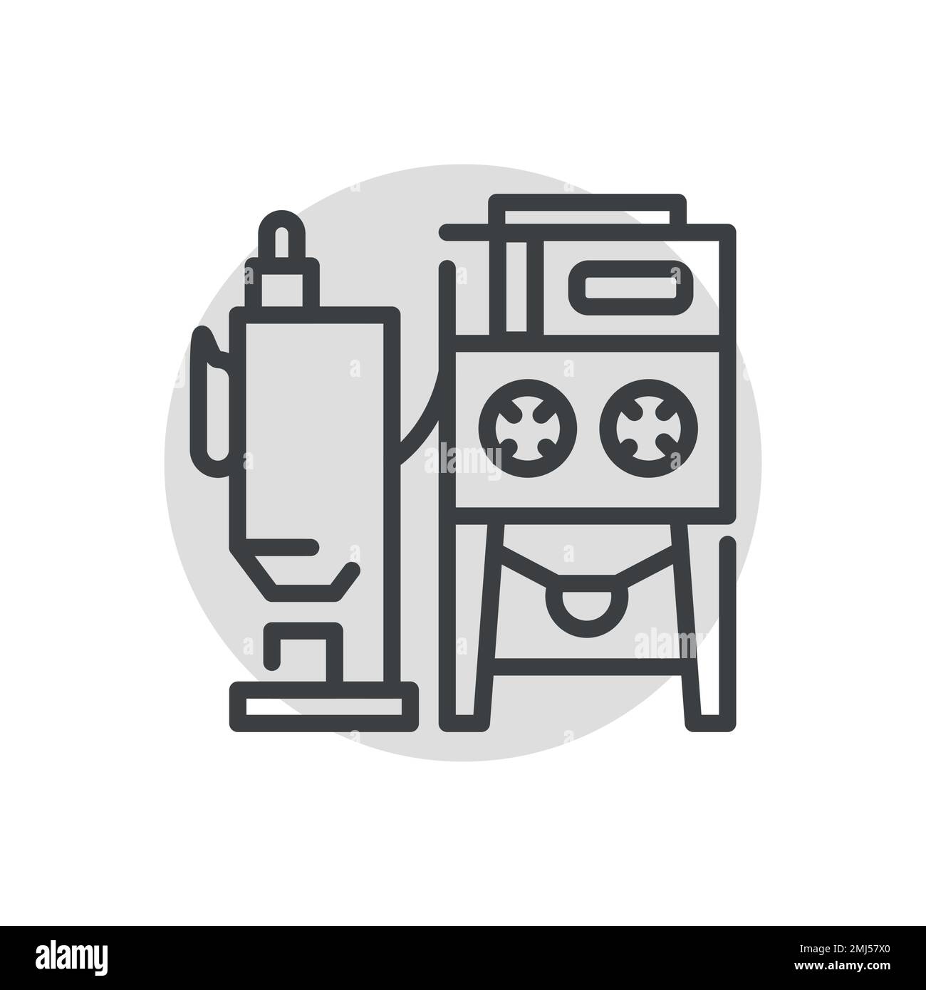 Work production automatic machine metal Cut Out Stock Images & Pictures ...