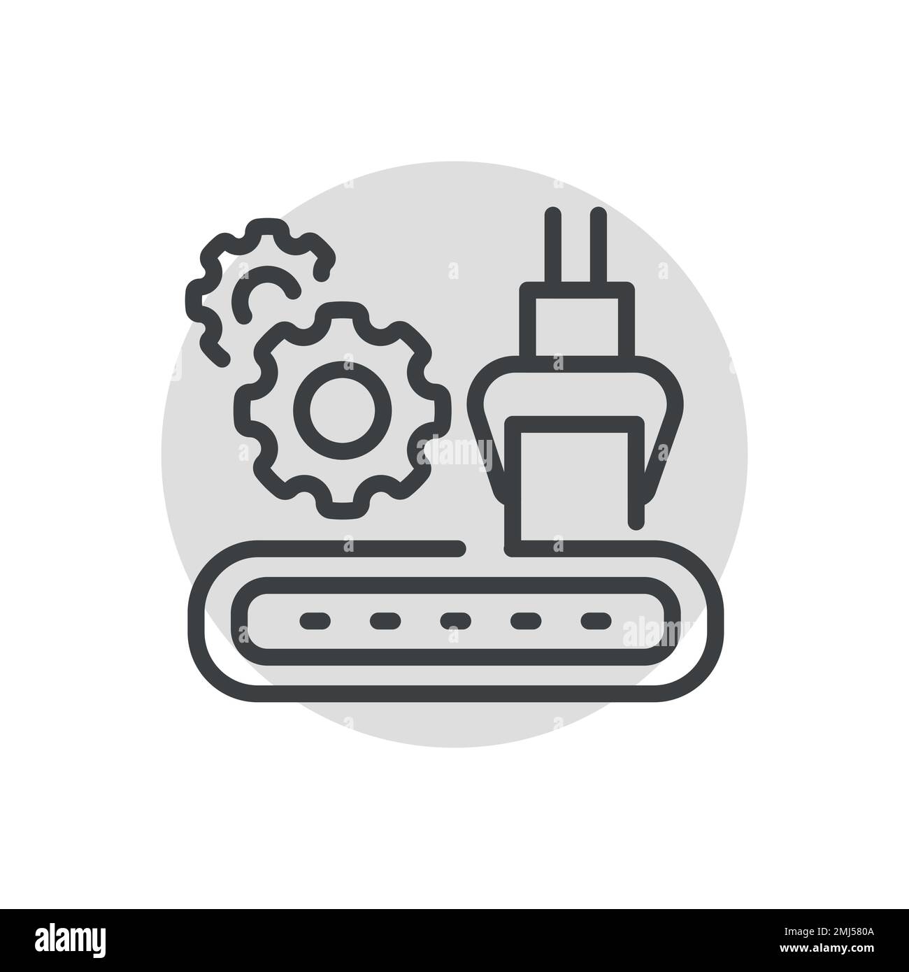Plate rolling machine Stock Vector Images - Alamy