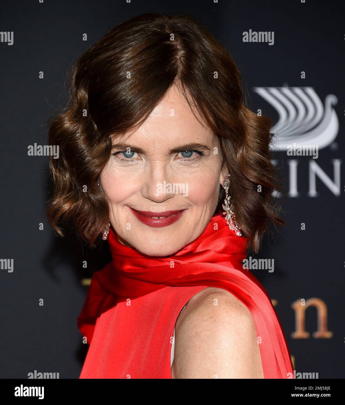 Actress Elizabeth McGovern attends the premiere of "Downton Abbey" at ...