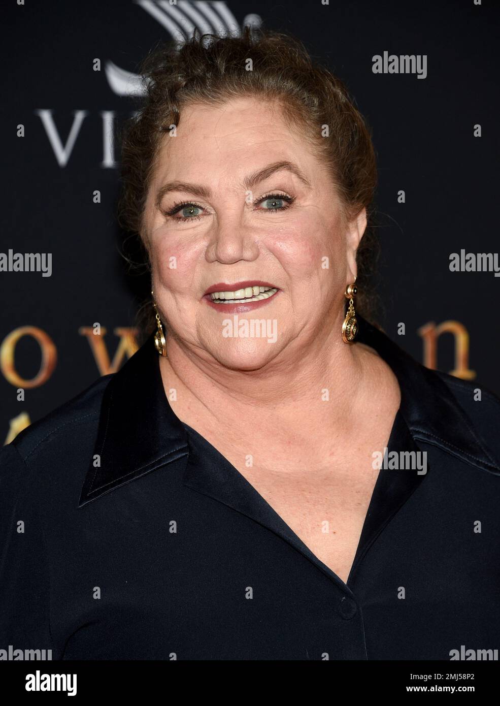 Actress Kathleen Turner attends the premiere of "Downton Abbey" at ...