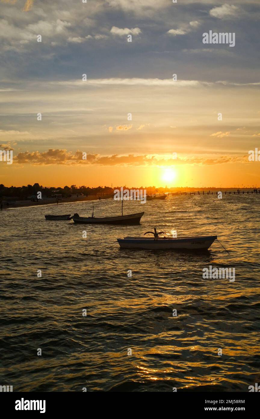 Beach, Progreso, Yucatan , Merida Stock Photo - Alamy