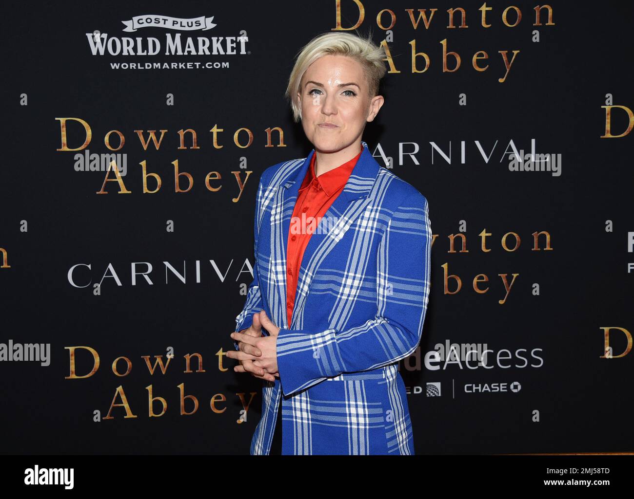 Hannah Hart attends the premiere of "Downton Abbey" at Alice Tully Hall ...