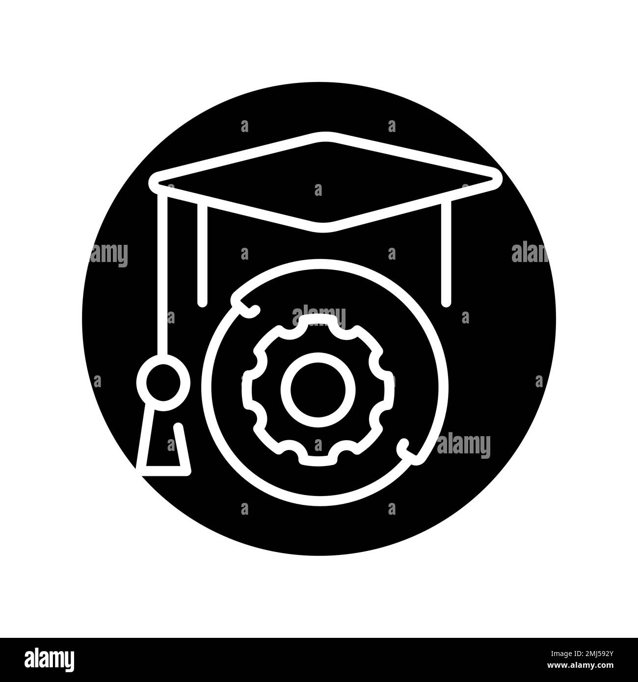 Training black line icon. Self development. Pictogram for web page ...