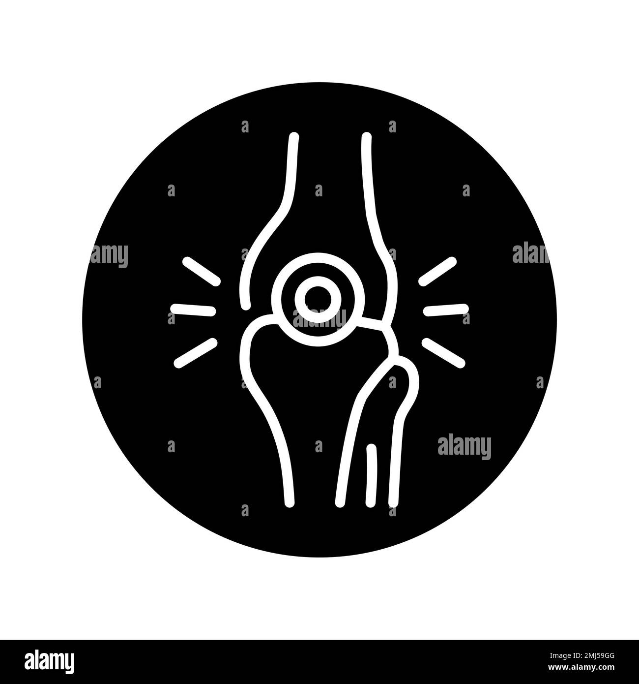 Joint problem ?olor line icon. Pictogram for web page Stock Vector ...