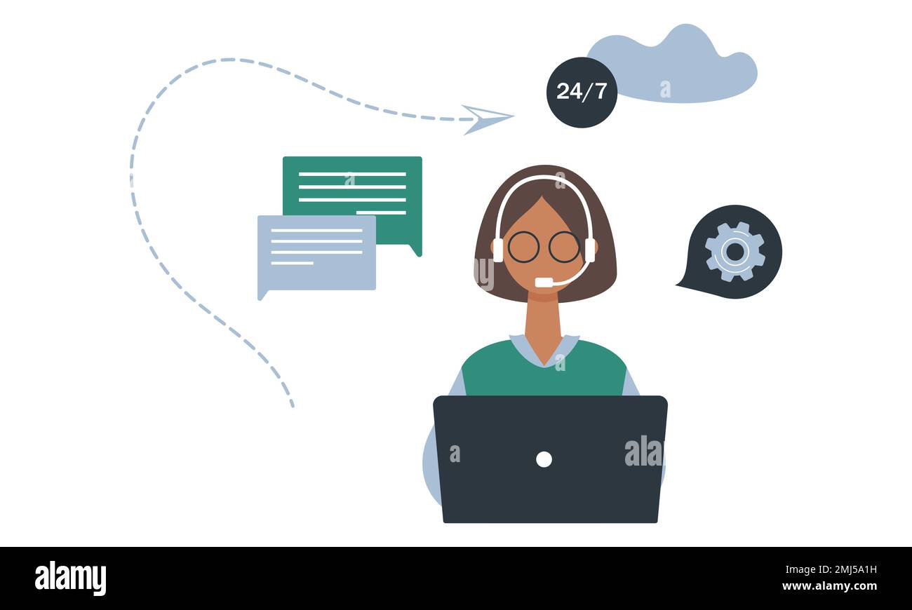 African american employee Stock Vector Images - Alamy