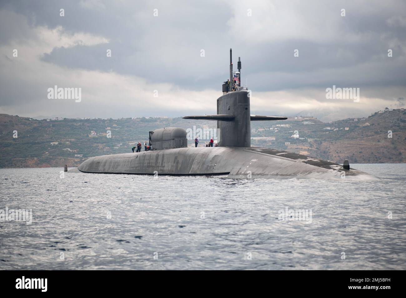 NAVAL SUPPORT ACTIVITY SOUDA BAY, Greece (Aug. 25, 2022) The Ohio-class ...