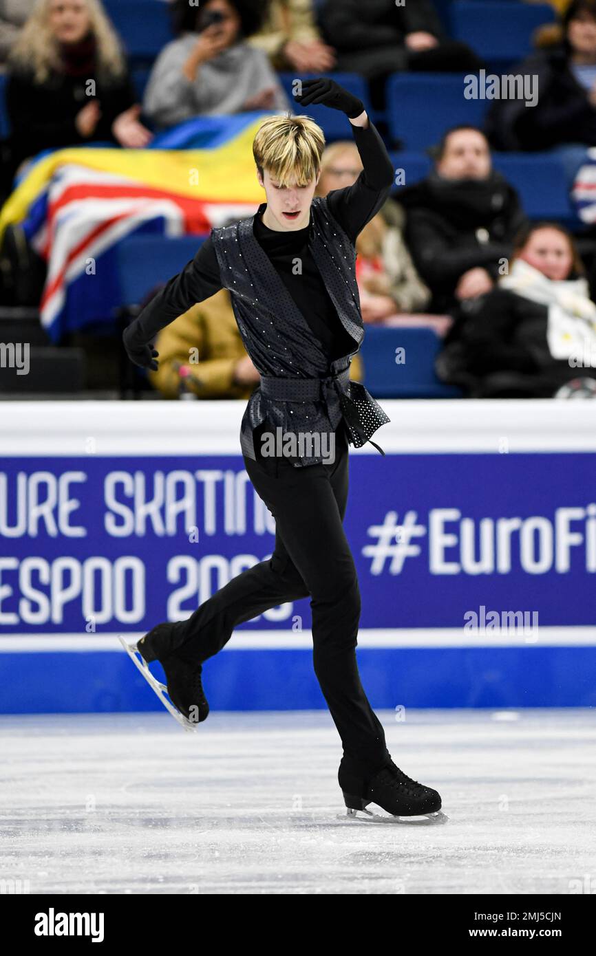 Espoo, Finland. 27th Jan 2023. Kyrylo MARSAK (UKR), during Men Free ...