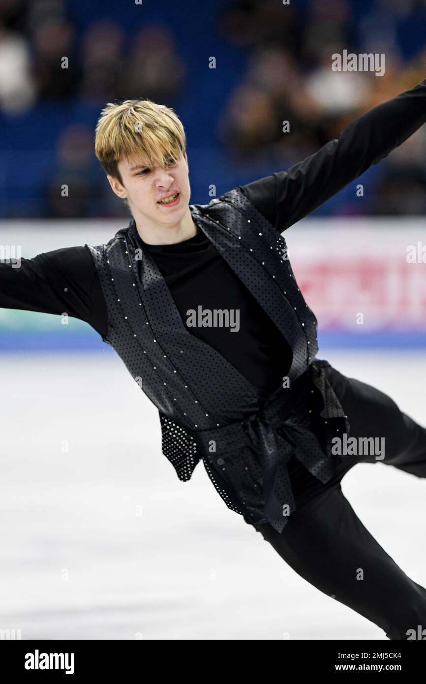 Espoo, Finland. 27th Jan 2023. Kyrylo MARSAK (UKR), during Men Free ...