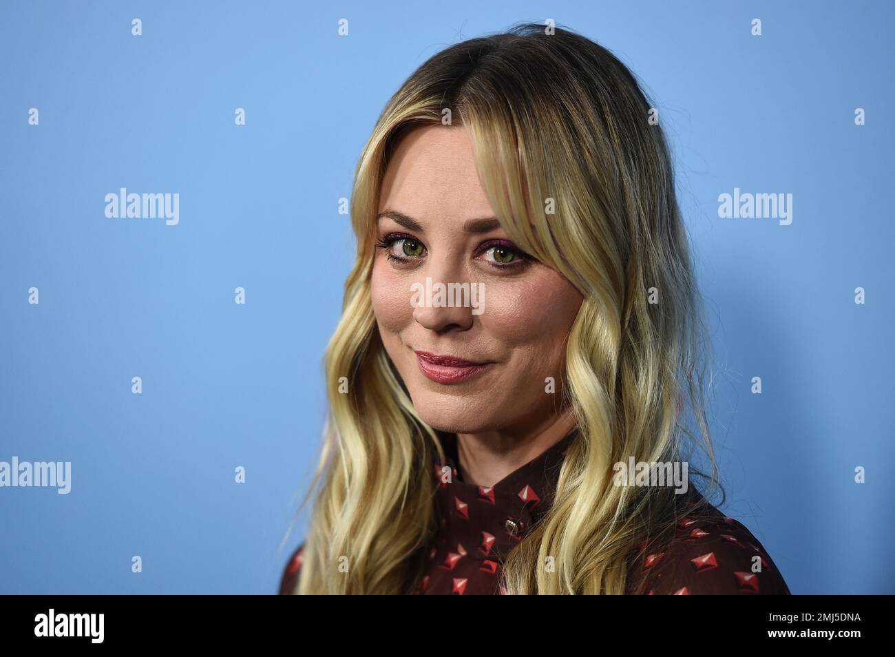 Kaley Cuoco arrives at the Los Angeles premiere of "Between Two Ferns ...