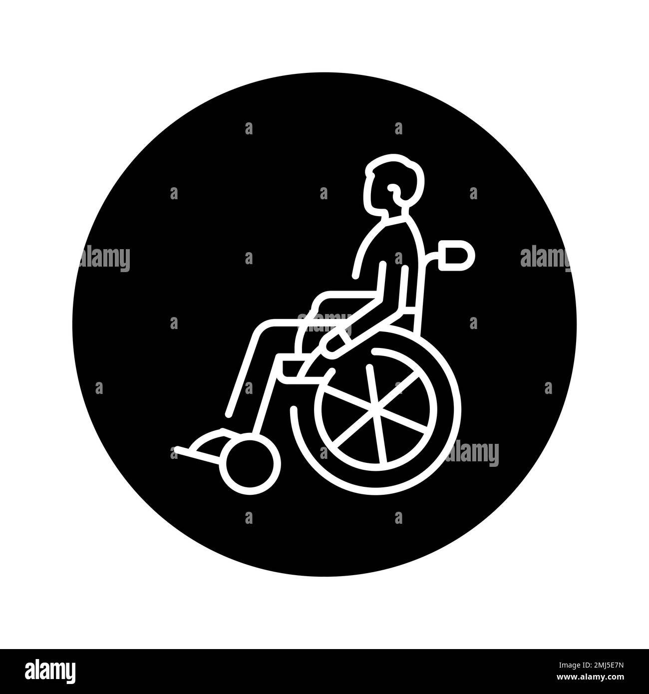 Invalid color line icon. Disability. Isolated vector element. Outline ... Invalid color line icon. Disability. Isolated vector element. Outline ...