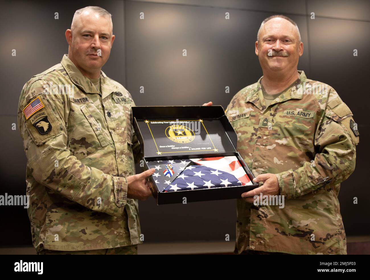 Lt. Col. Michael Barton, the G3/5 Division Chief for the Illinois ...