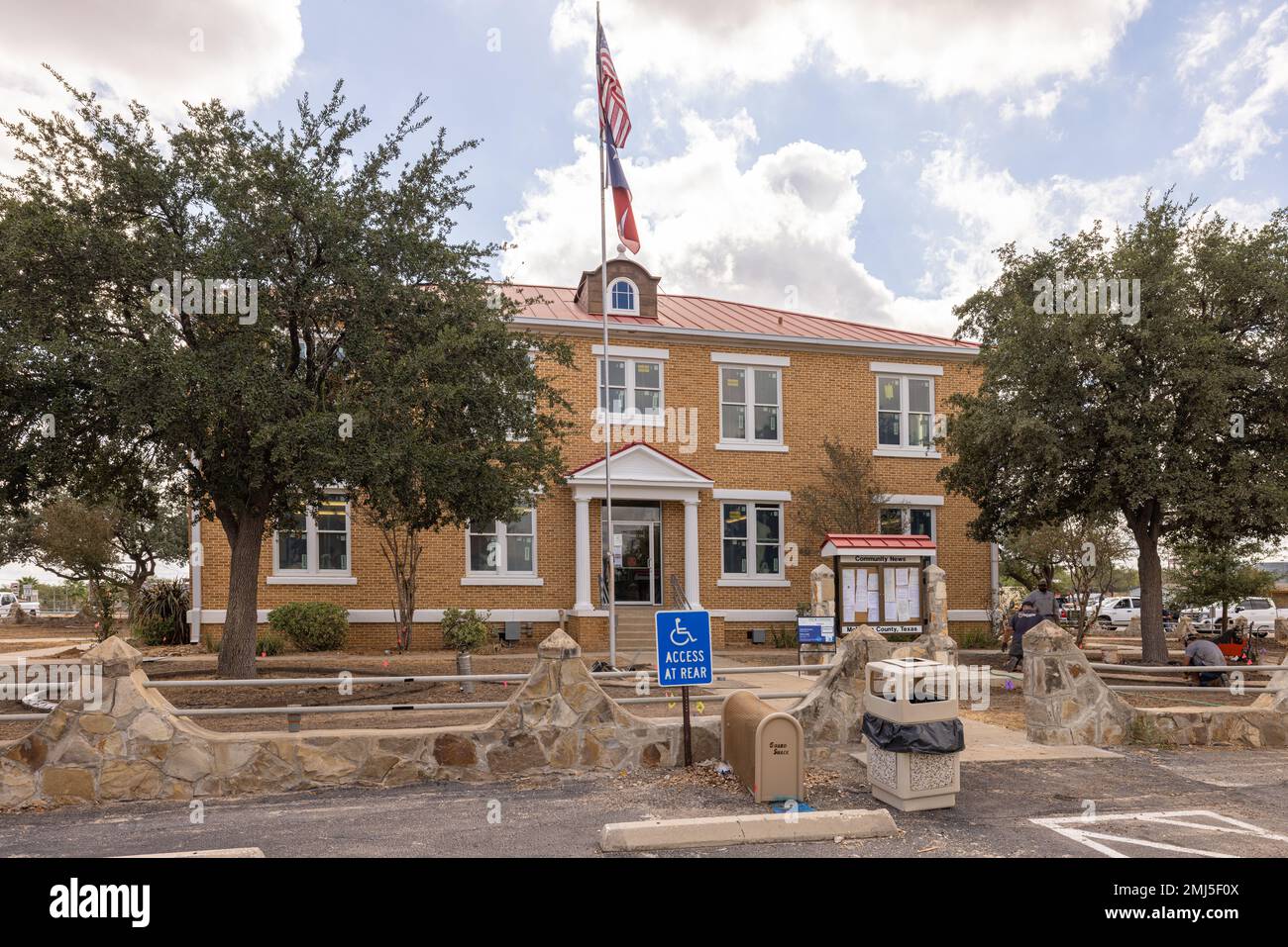 Tilden, Texas, USA - October 14, 2022: The McMullen County Courthouse ...