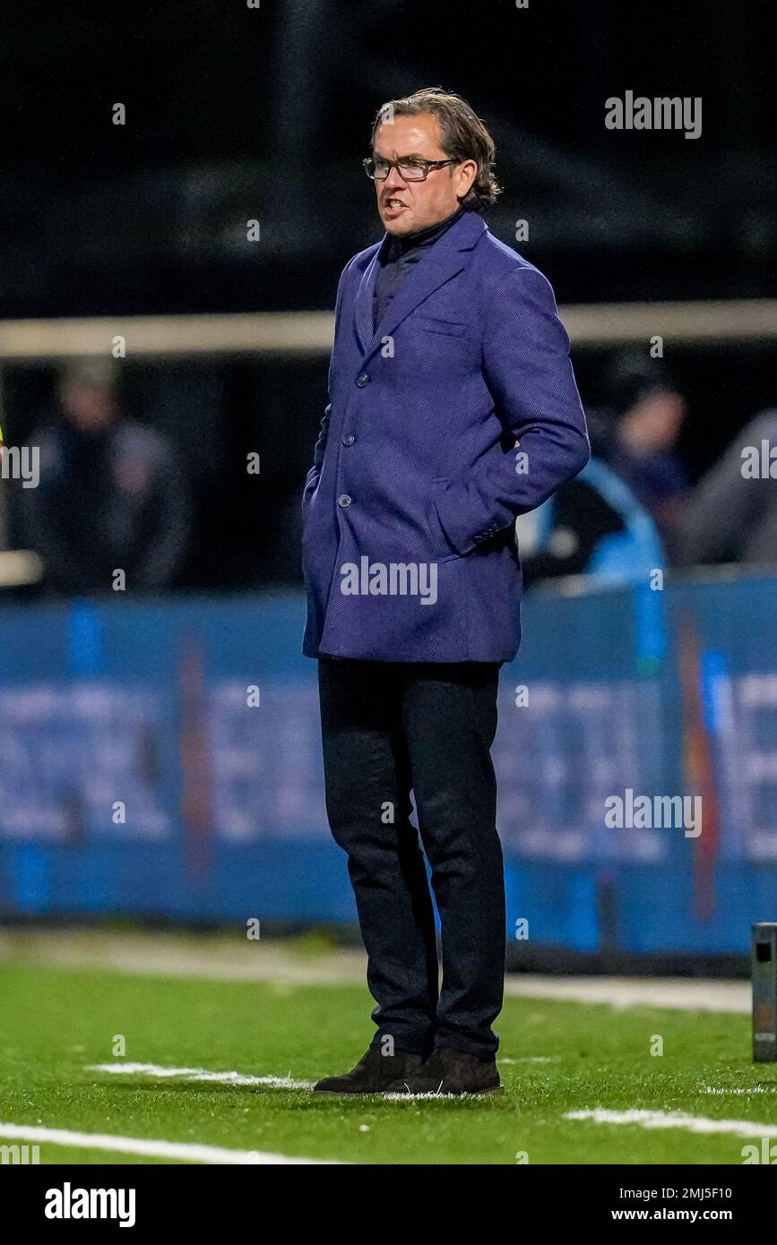 VELSEN-ZUID, NETHERLANDS - JANUARY 27: head-coach Alex Pastoor of ...