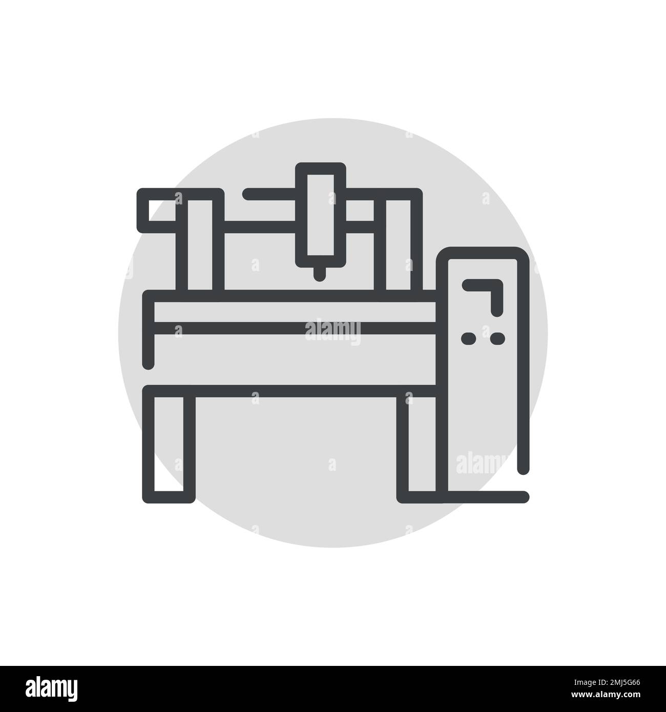 Plasma machine сolor line icon. Metal work. Pictogram for web page ...