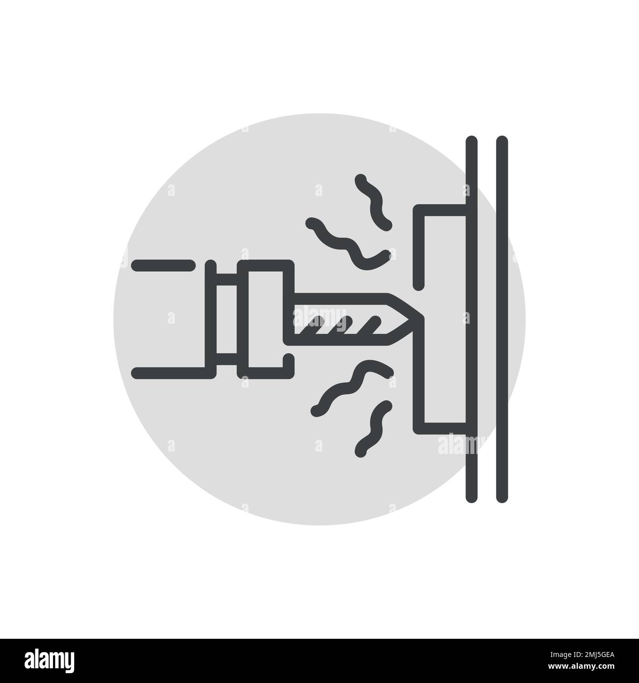 Drilling сolor line icon. Metal work. Pictogram for web page Stock ...