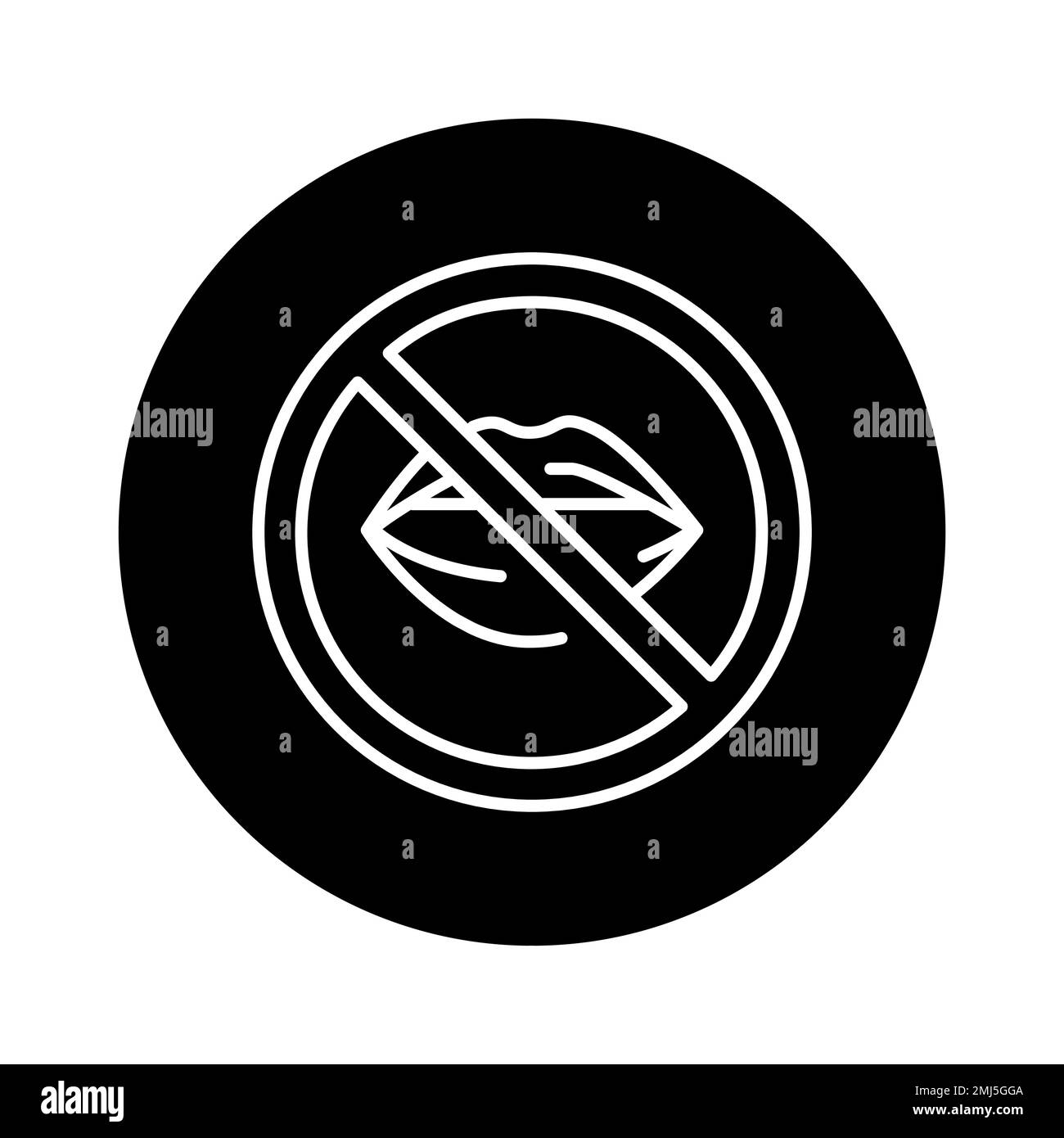 Dumb color line icon. Disability. Isolated vector element. Outline ...