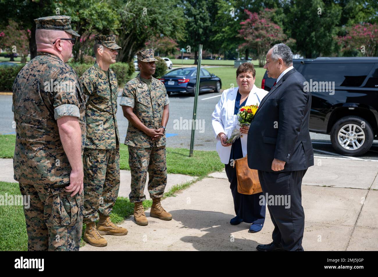 QUANTICO, Va. (Aug. 25, 2022) — Secretary of the Navy Carlos Del Toro ...