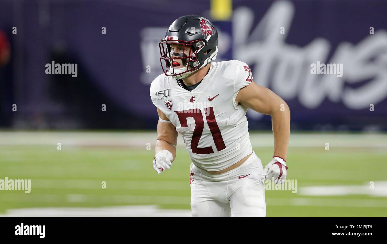 Washington State running back Max Borghi during an NCAA football game ...