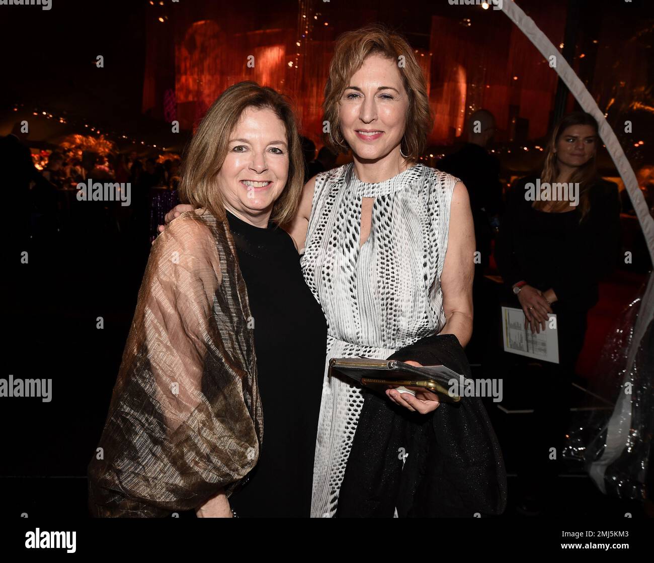 Ann Leslie Uzdavinis, left, and Amy Grgich attend the Governors Ball ...