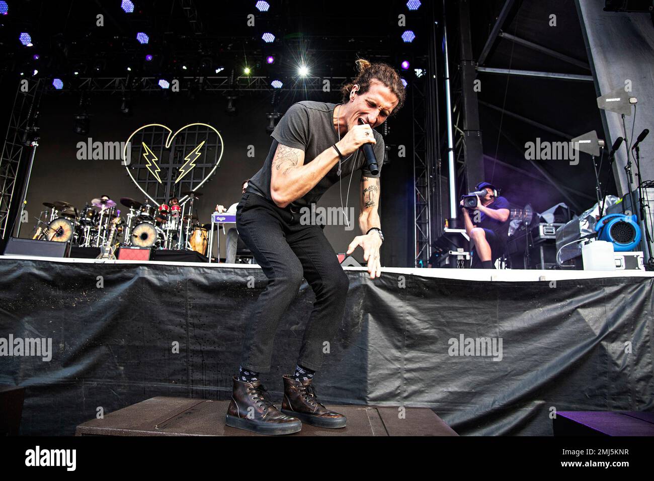 David Shaw of The Revivalists performs during KAABOO 2019 at the Del ...