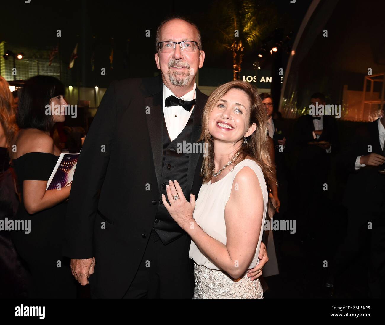 Jodi Delaney, right, and Ron Delaney attend the Governors Ball during ...