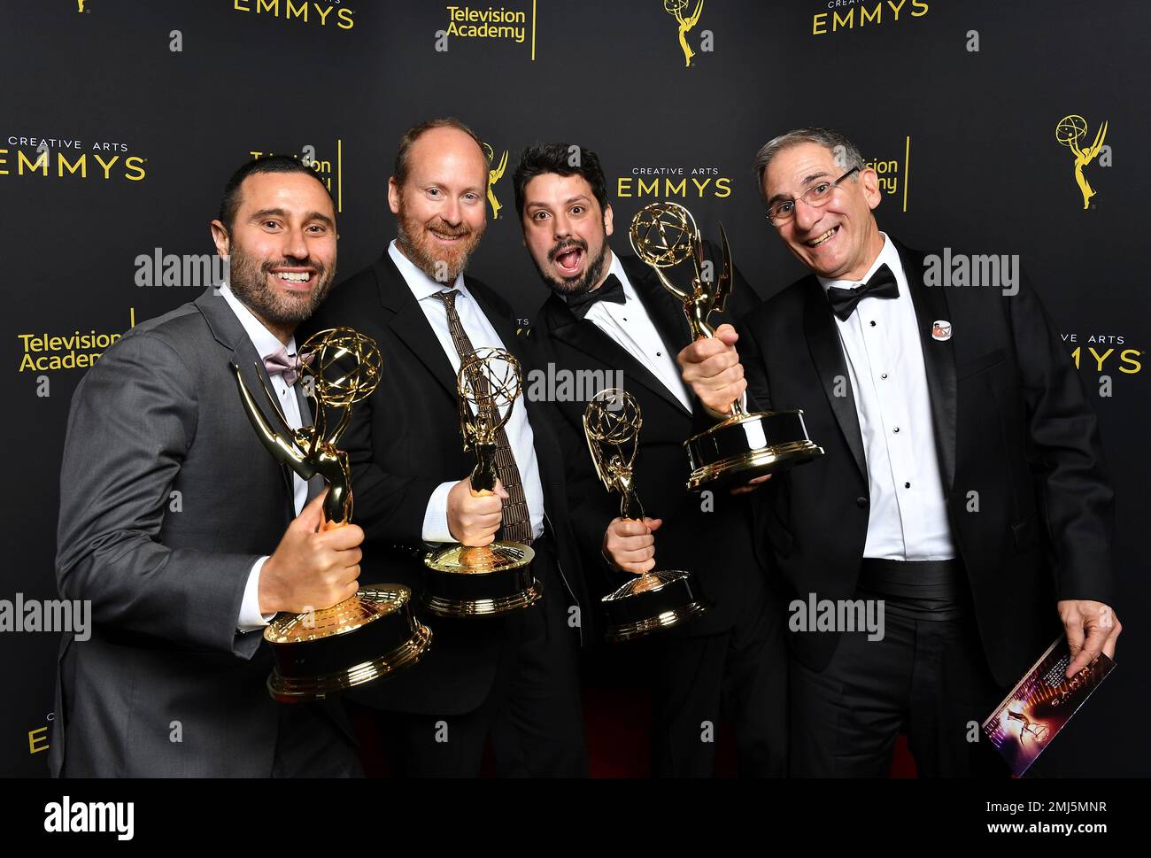 Aaron Hasson, from left, Benjamin Patrick, Jason "Frenchie" Gaya and ...
