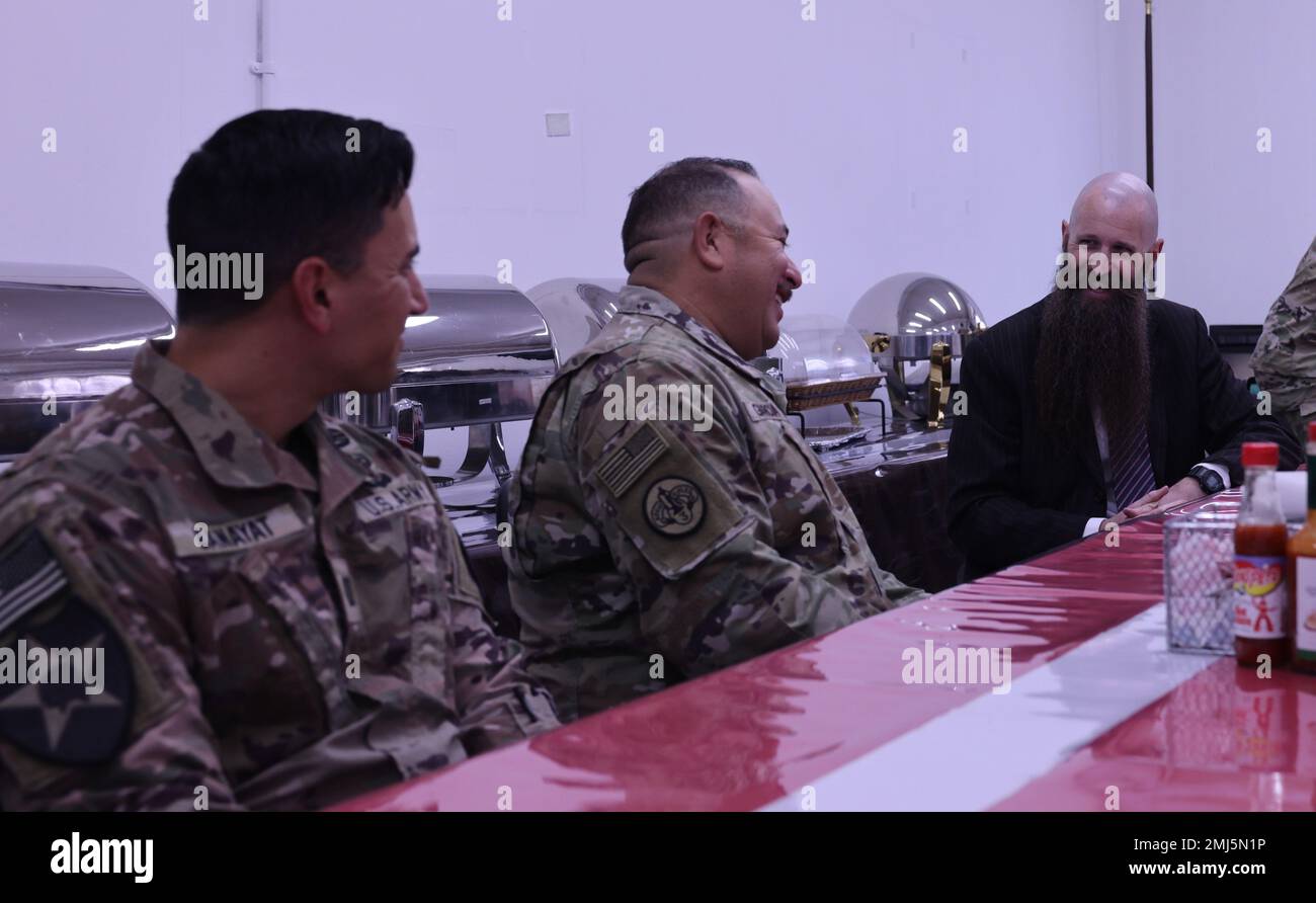 Charge d’Affaires, U.S. Embassy Kuwait, James Holtsnider, shares a ...