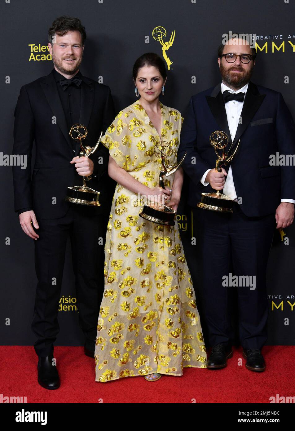 Michael Bricker, from left, Jessica Petruccelli. and John Cox pose in ...