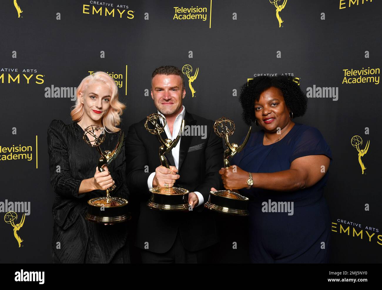 Nicole Bridgeford, from left, Christopher Fulton, and Charlene Belmond ...