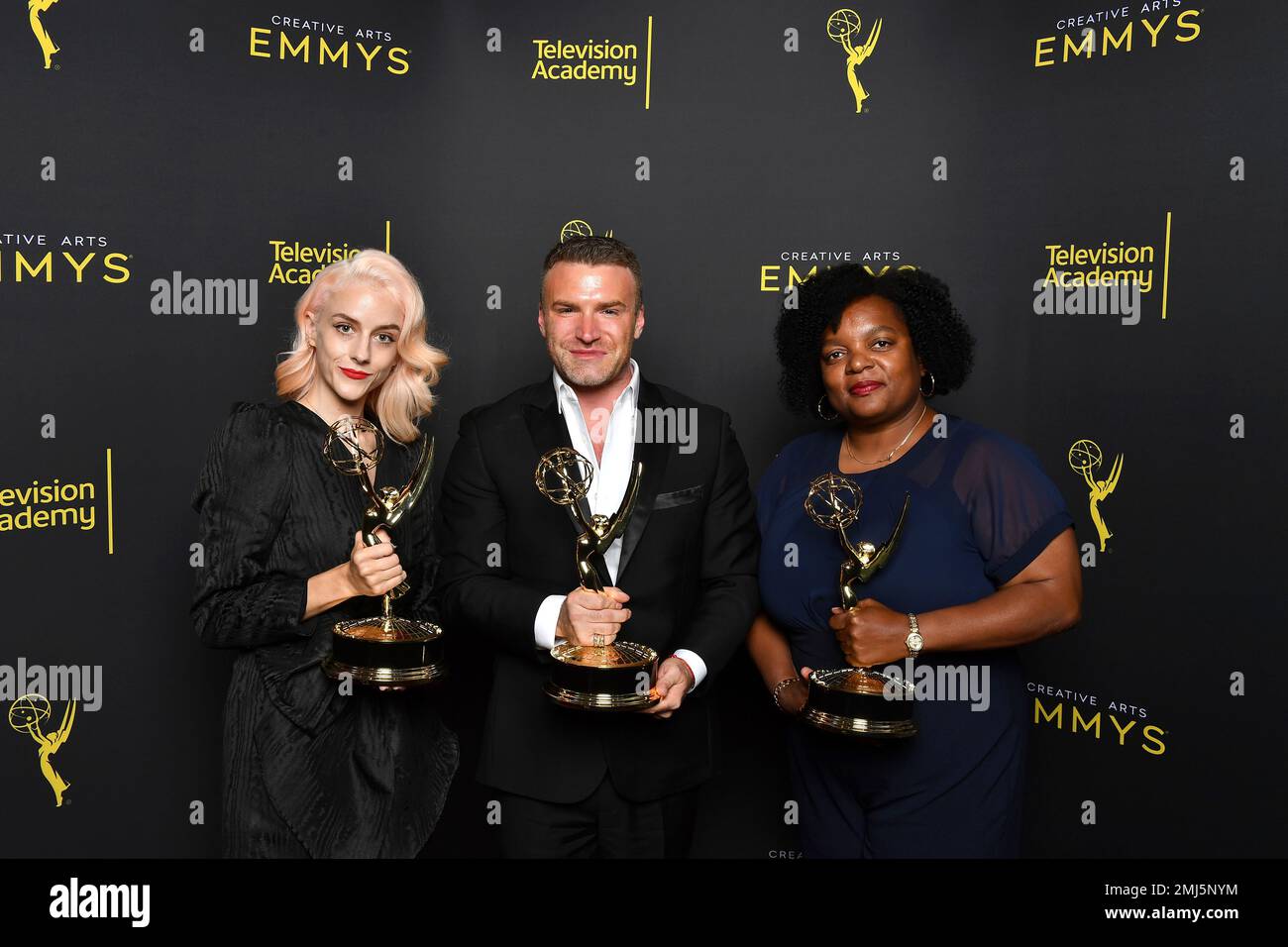 Nicole Bridgeford, from left, Christopher Fulton, and Charlene Belmond ...