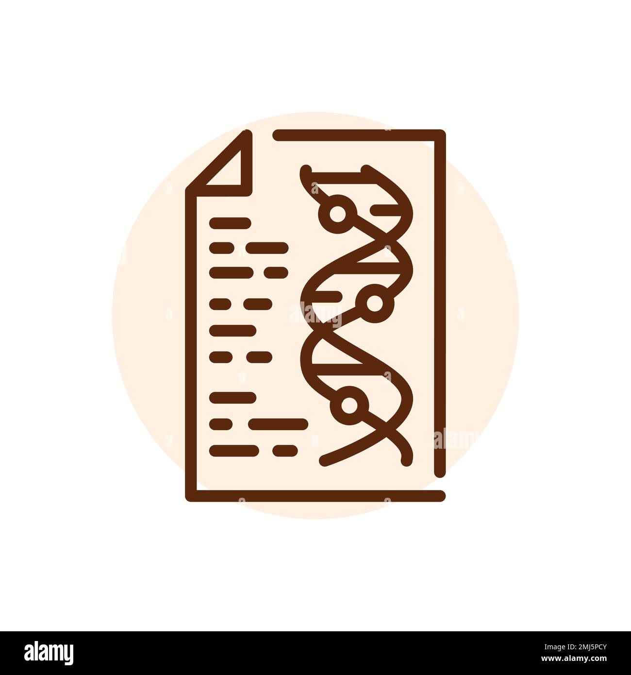 Genetic diagnosis black line icon. Fertilization. Pictogram for web ...