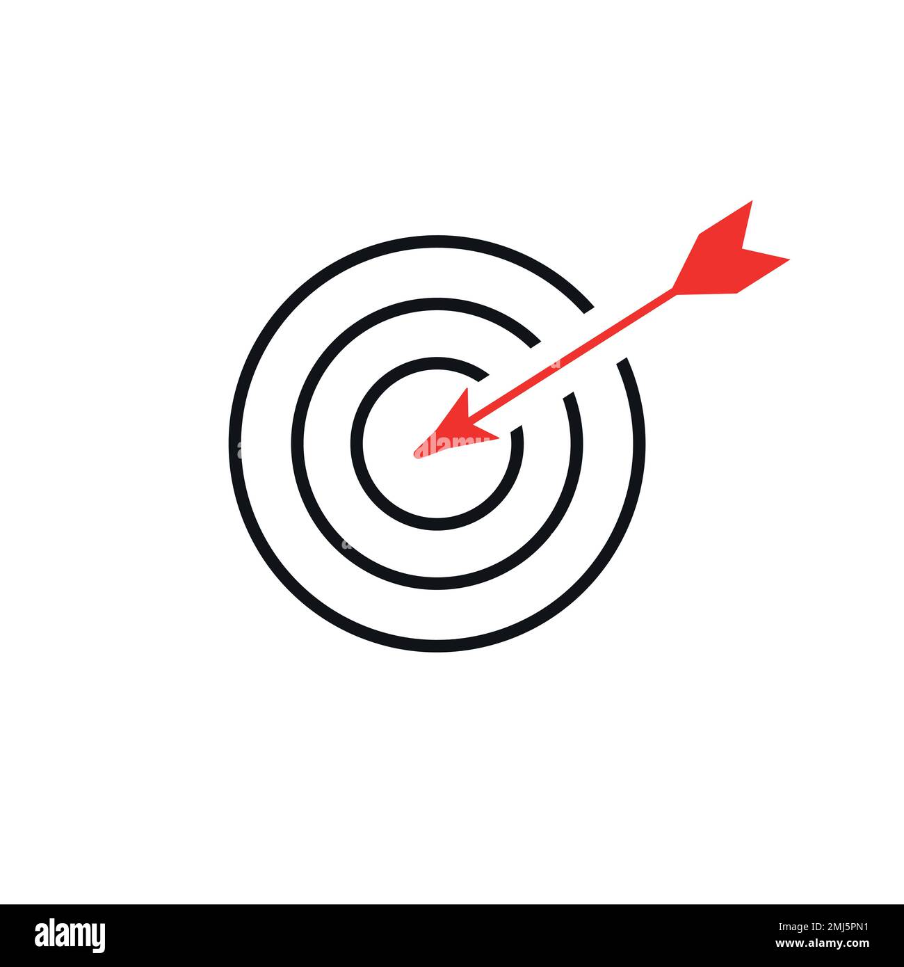 Icon marketing target graphic design single icon vector illustration ...