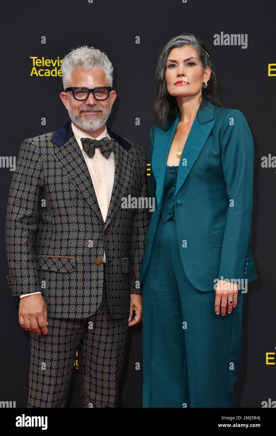 Joseph La Corte, left, and Melissa Toth arrive at night two of the ...
