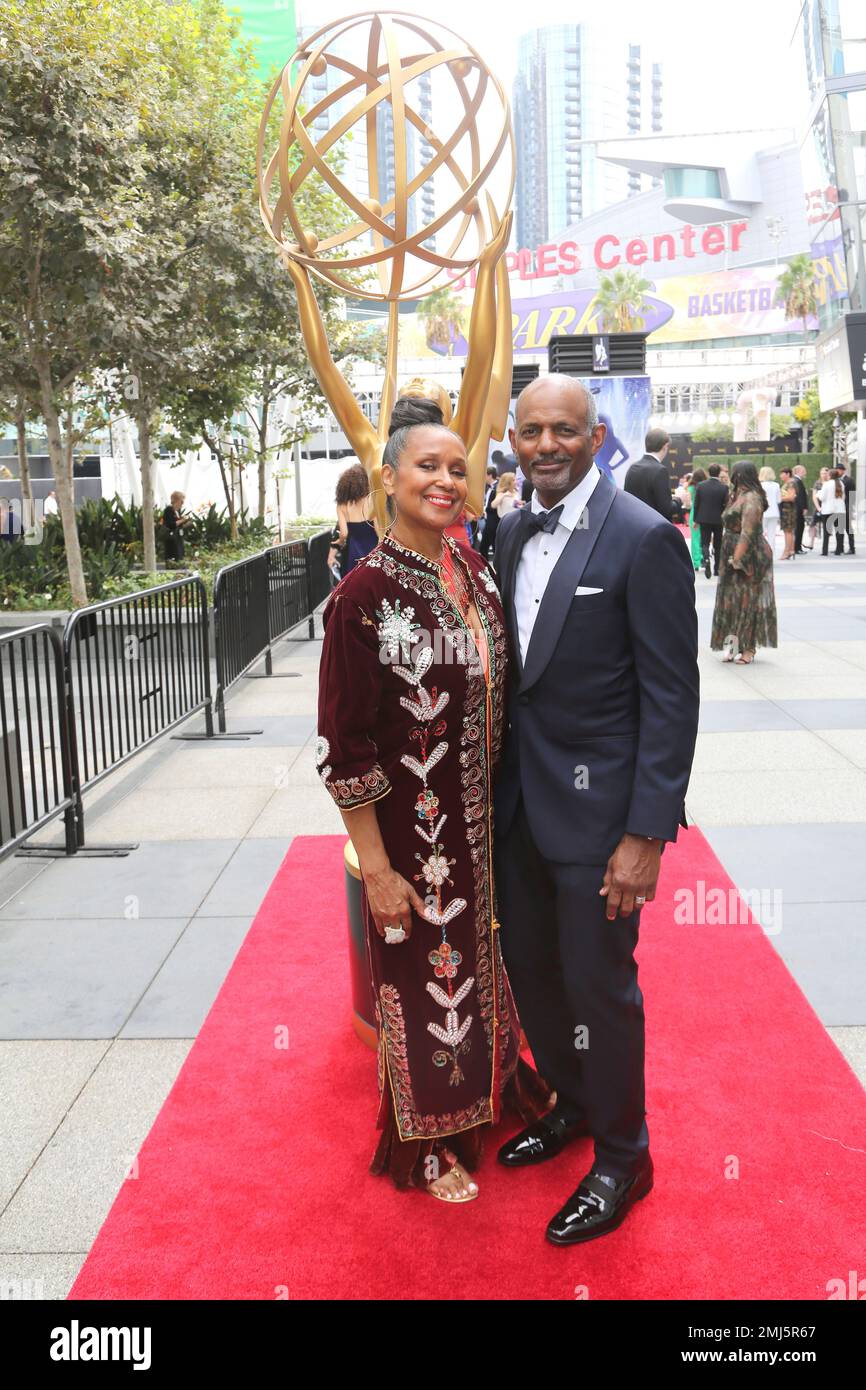 EXCLUSIVE - Debi Young, left, and Gerard Young arrive at night two of ...