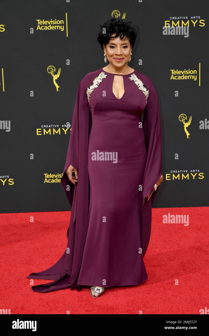 Phylicia Rashad arrives at night two of the Creative Arts Emmy Awards ...