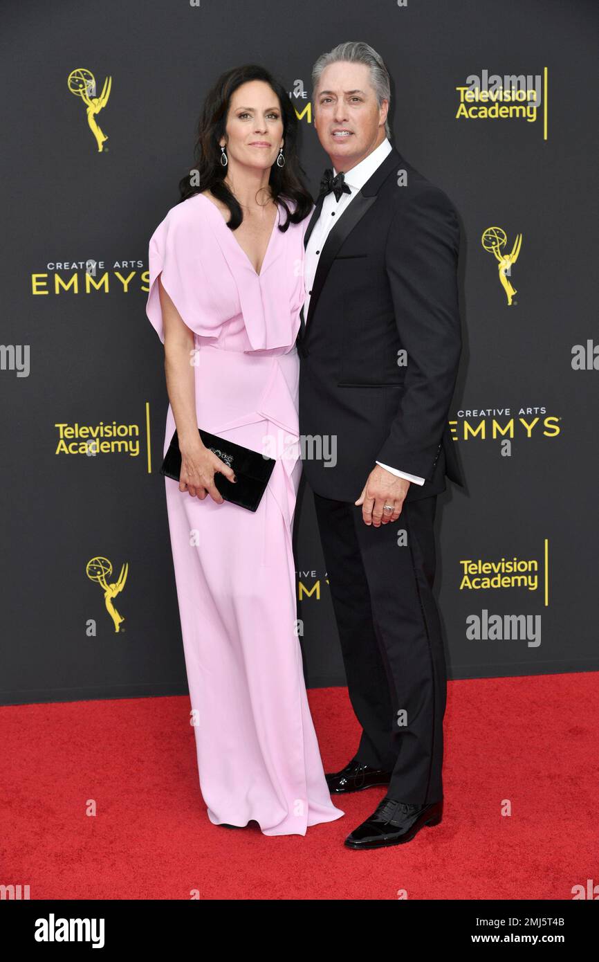 Annabeth Gish, left, and Wade Allen arrive at night two of the Creative ...