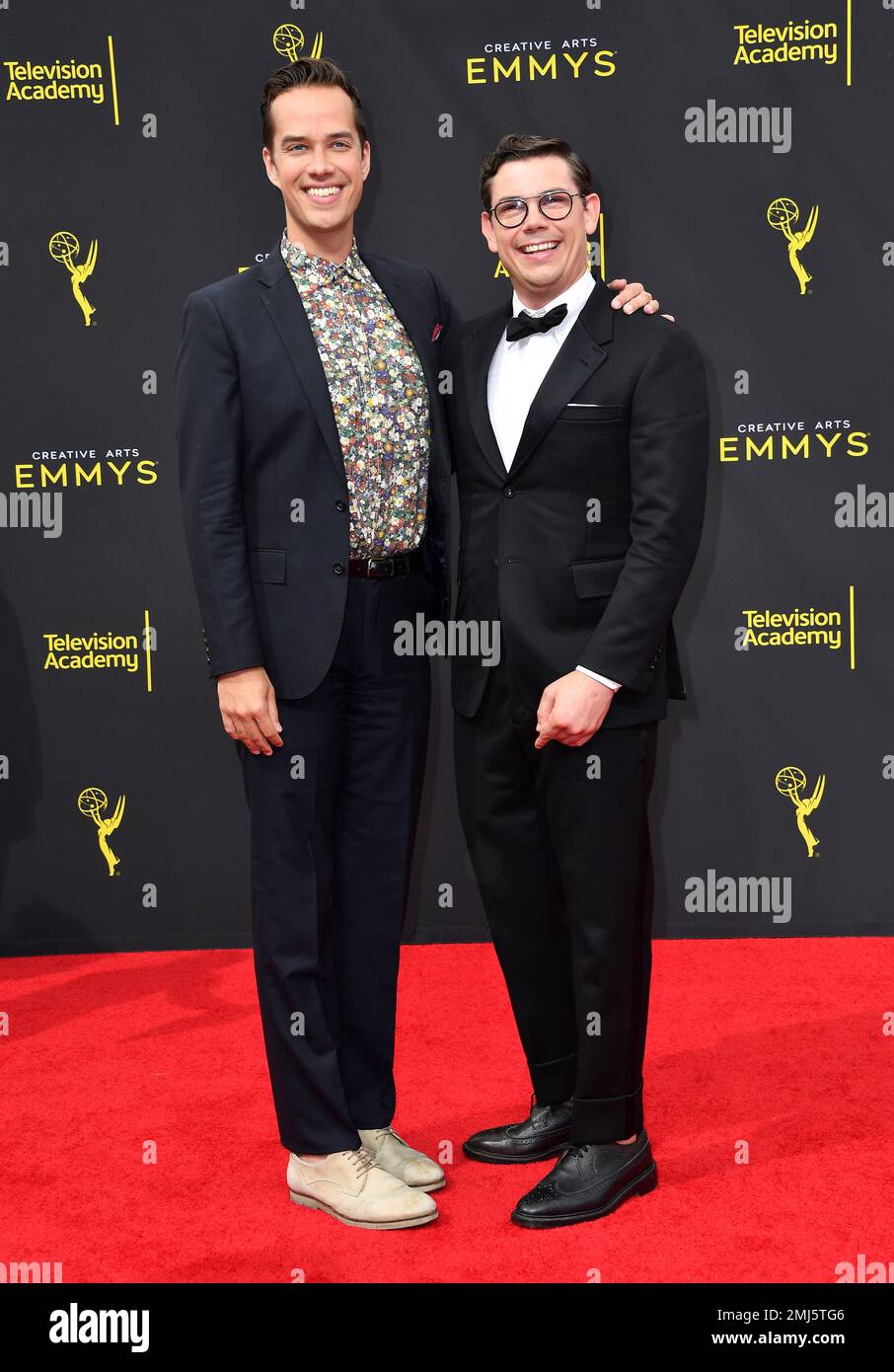 Jonathan Parks Ramage, left, and Ryan O'Connell arrive at night two of ...