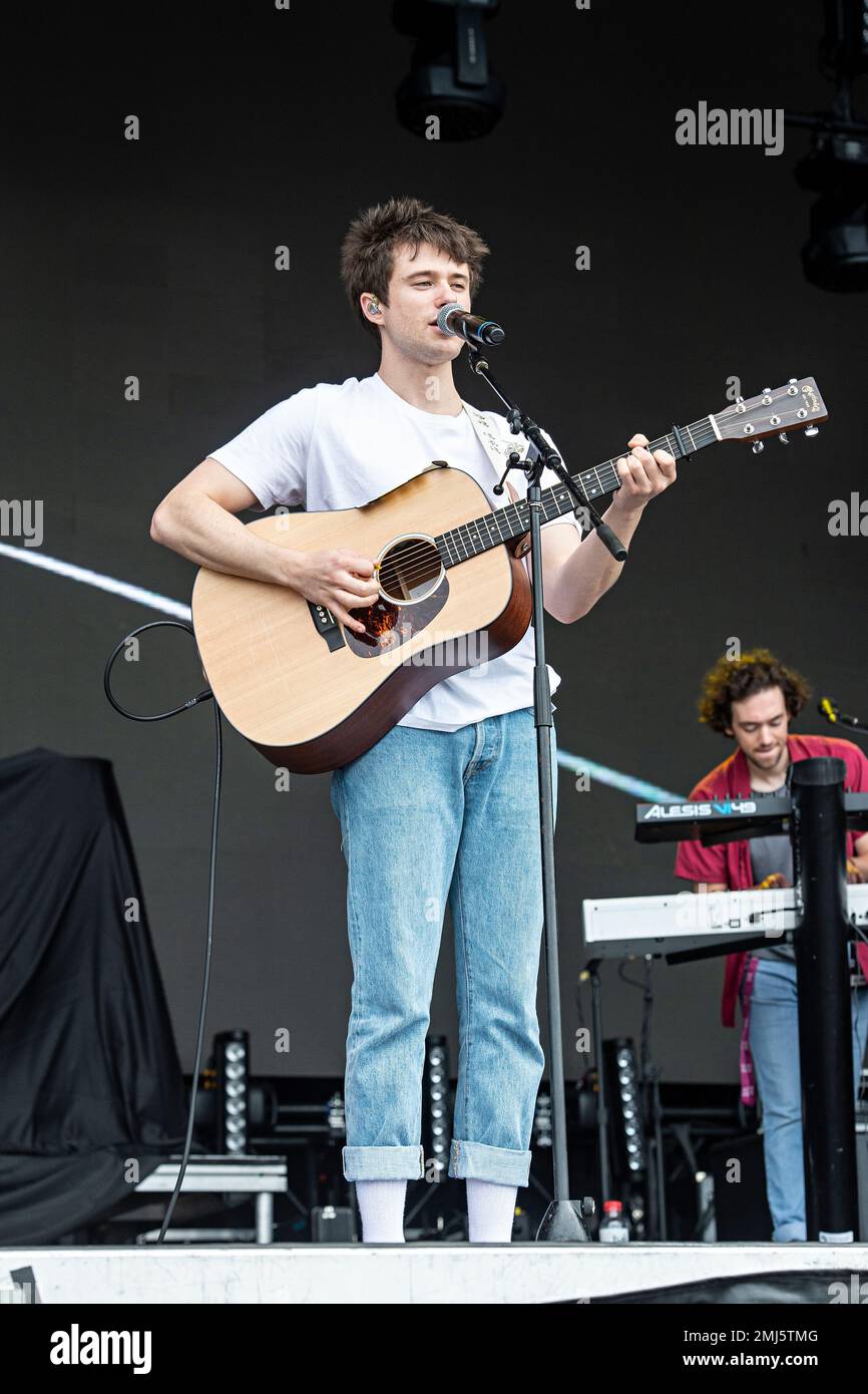 Alec Benjamin performs during KAABOO 2019 at the Del Mar Racetrack and ...
