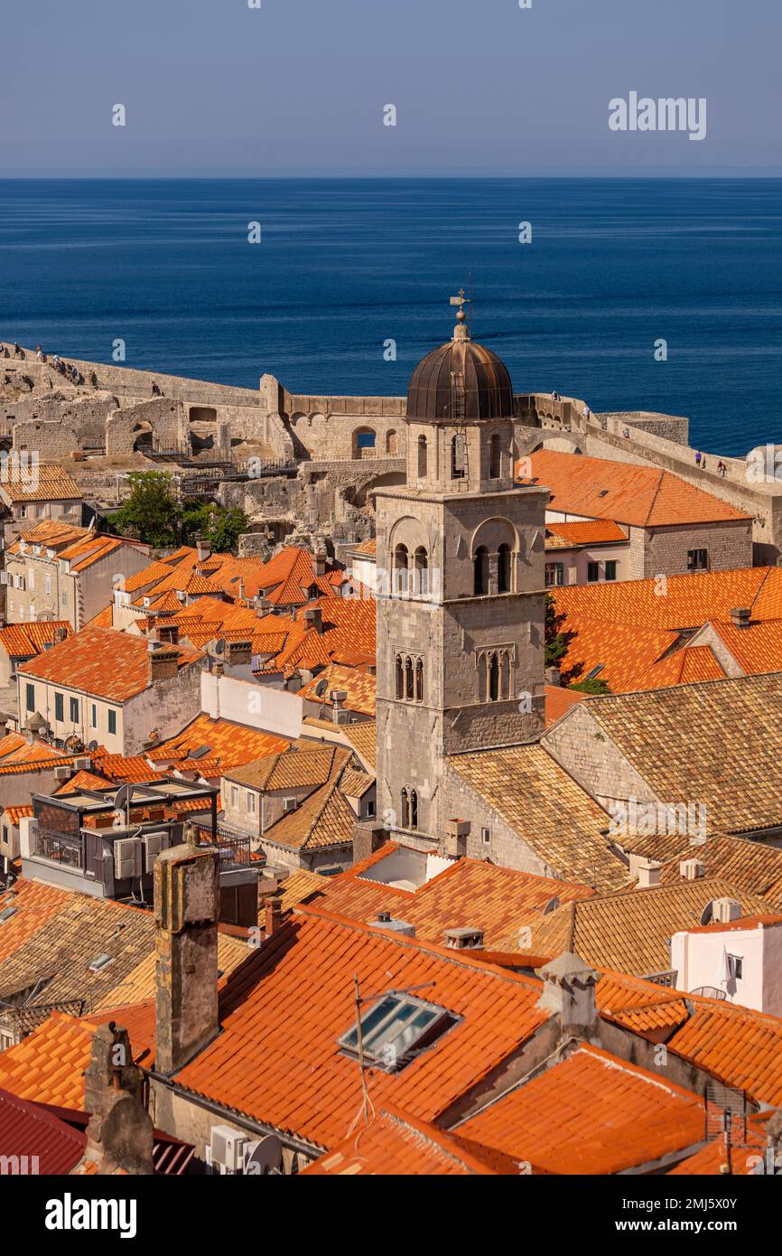 DUBROVNIK, CROATIA, EUROPE - Franciscan Monastery bell tower in the ...