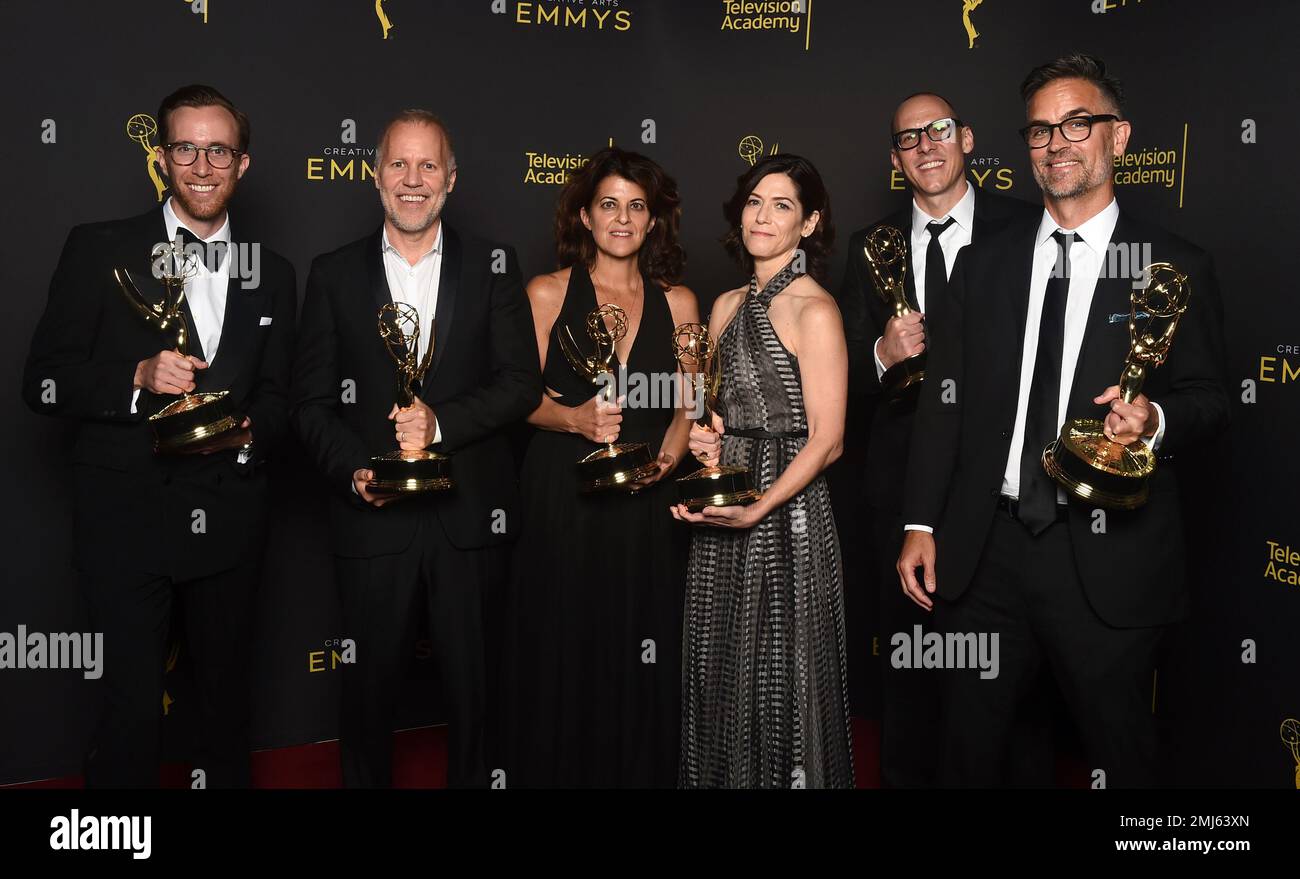 Jonathan Cianfrani, from left, Christopher Collins, Lydia Teneglia ...