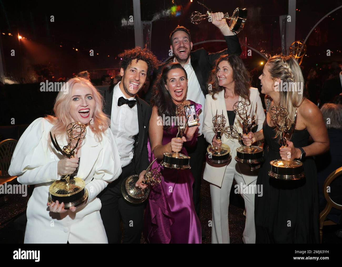 Lou Fox, from left, Benjamin Riad, Carly Shackleton, Gabe Turner ...