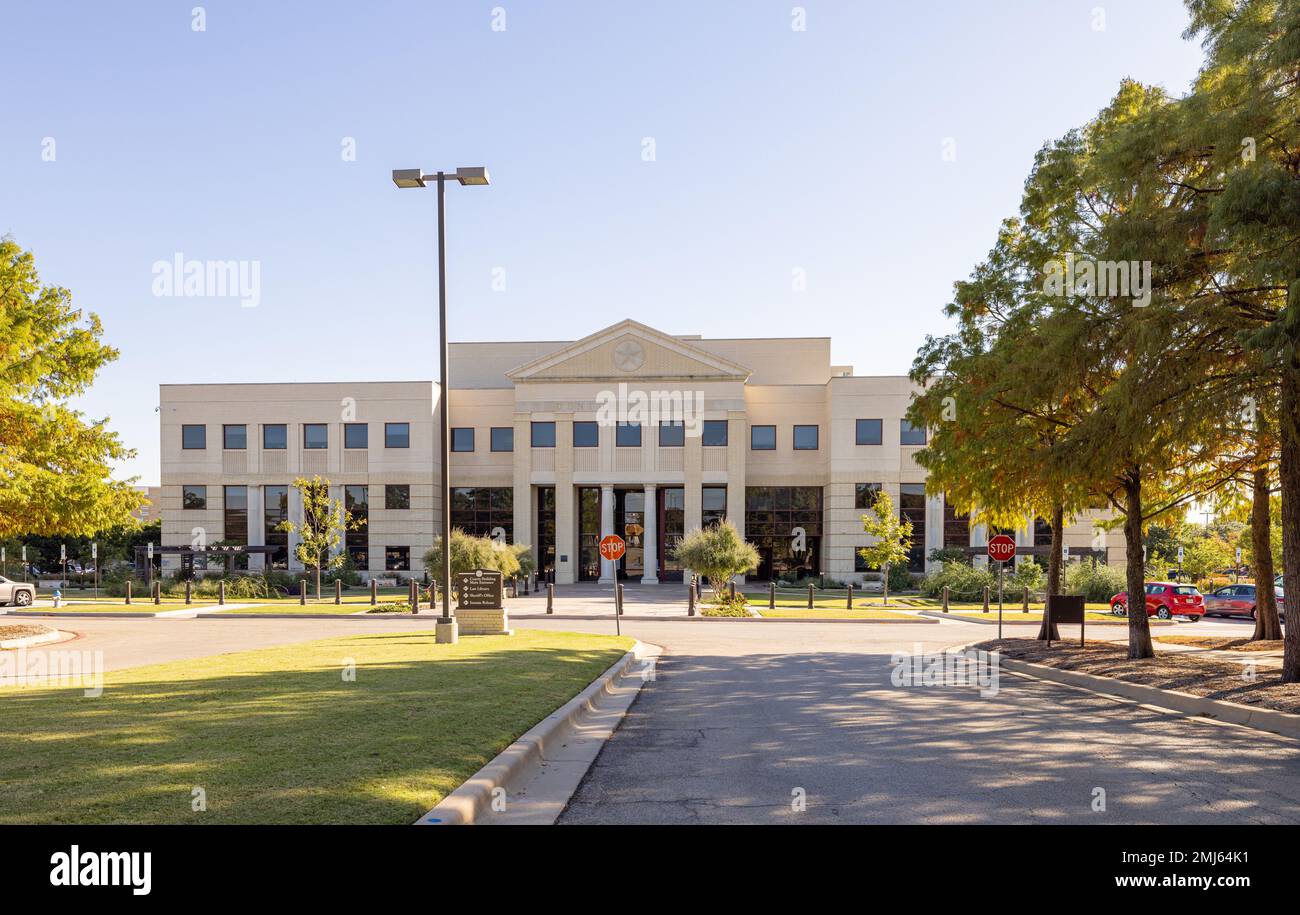 Denton, Texas, USA - October 19, 2022: The Denton County Courthouse ...