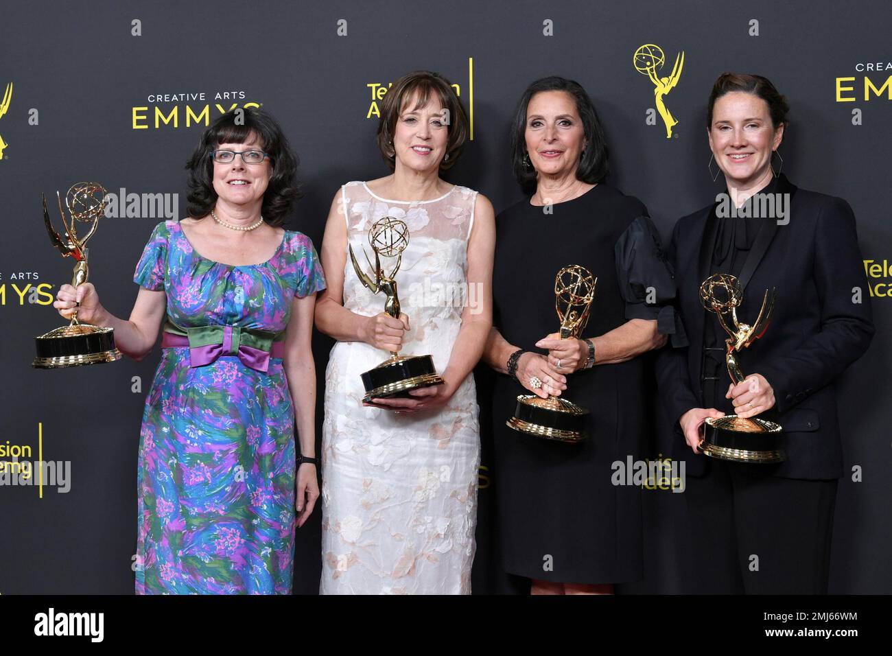 Julie Cohen, from left, Betsy West, Amy Entelis and Courtney Sexton ...