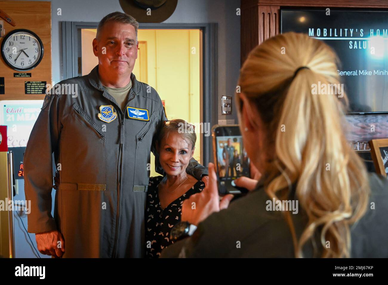 U.S. Air Force Gen. Mike Minihan, Air Mobility Command commander, poses ...
