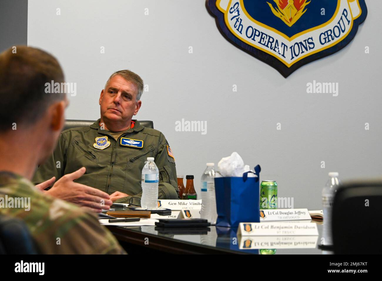 U.S. Air Force Gen. Mike Minihan, Air Mobility Command commander ...