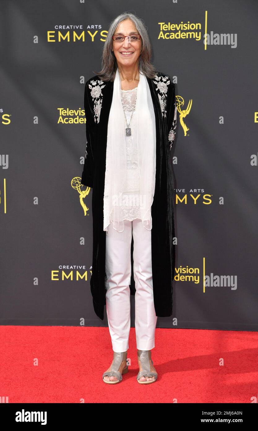 Miriam Cutler arrives at night one of the Creative Arts Emmy Awards on ...